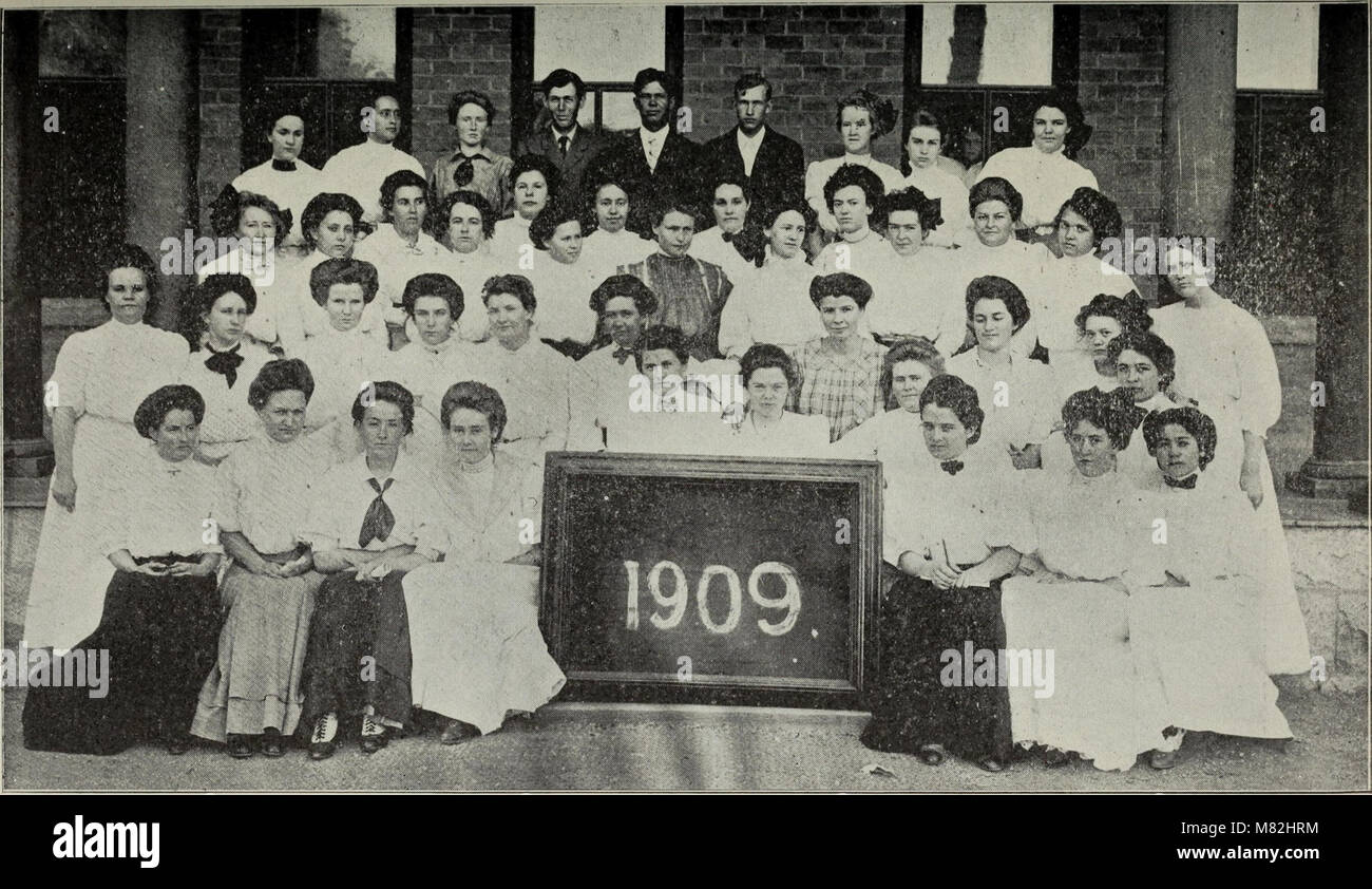 This 1910 catalogue provides a list of officers, students, and programs ...