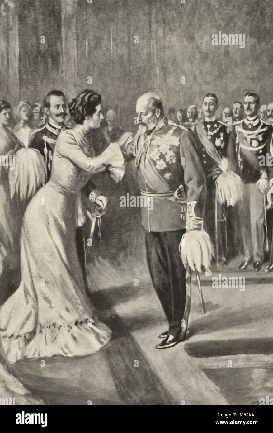 King And Queen Of Italian 19th Century Italian Renaissance Fashion