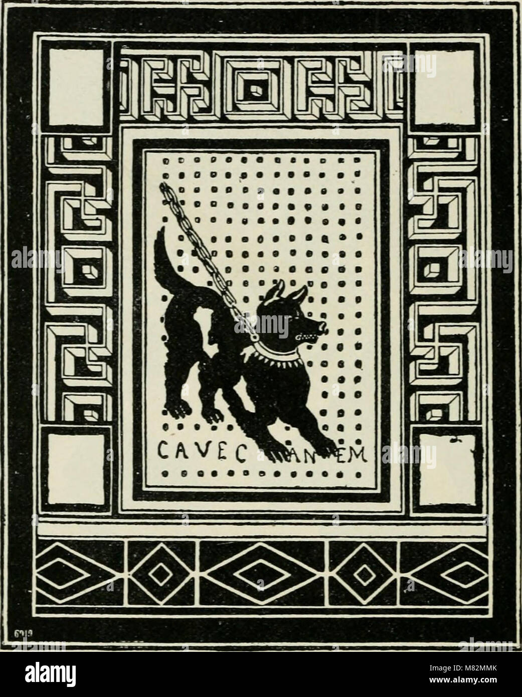 Cave canem mosaic pompeii hi-res stock photography and images - Alamy