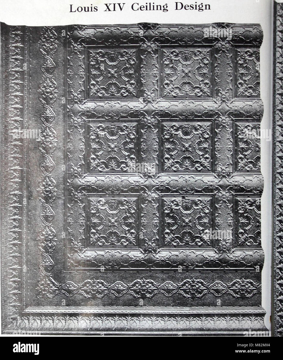 This 1900 catalog presents designs for ceilings and side walls ...