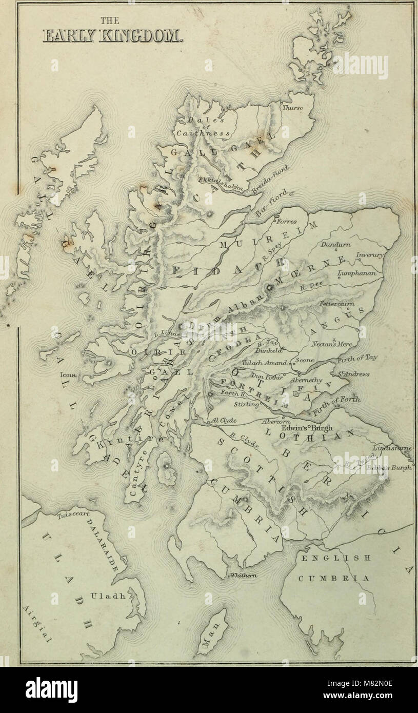 Celtic Scotland - a history of ancient Alban (1876) (14579284170 Stock ...