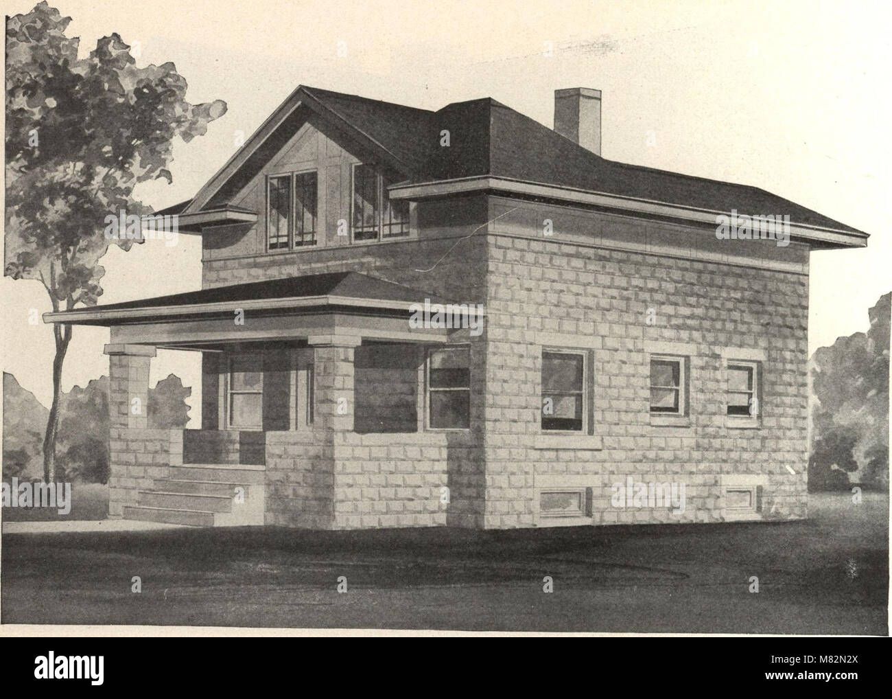 This 1908 guide provides instructions on how to construct cement houses ...