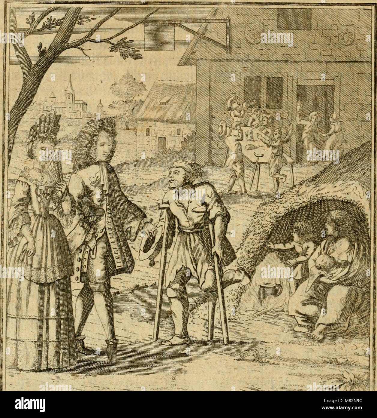 This satirical 18th-century work, featuring humorous copper engravings ...