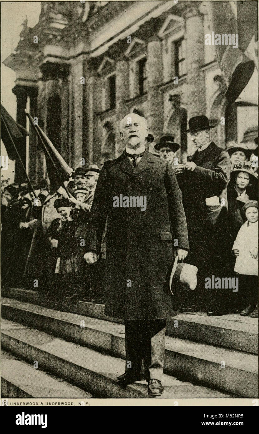 This photograph captures Chancellor Philipp Scheidemann standing in ...