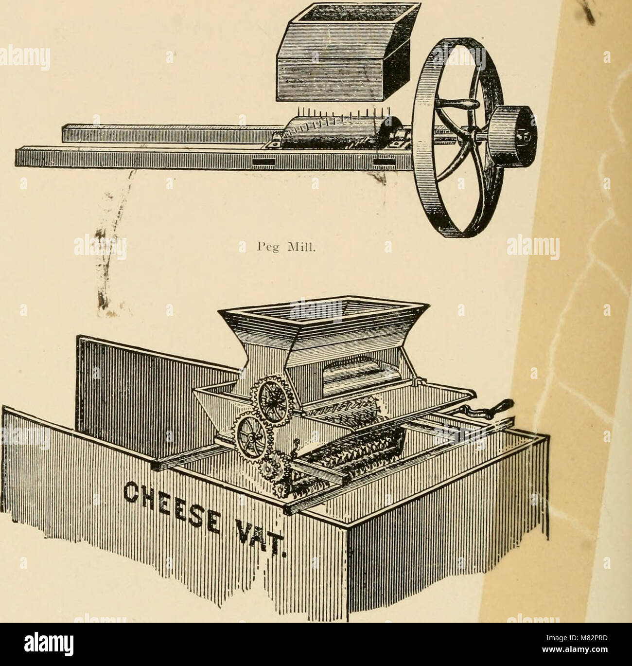 Cheese making (1900) (20415908688 Stock Photo - Alamy