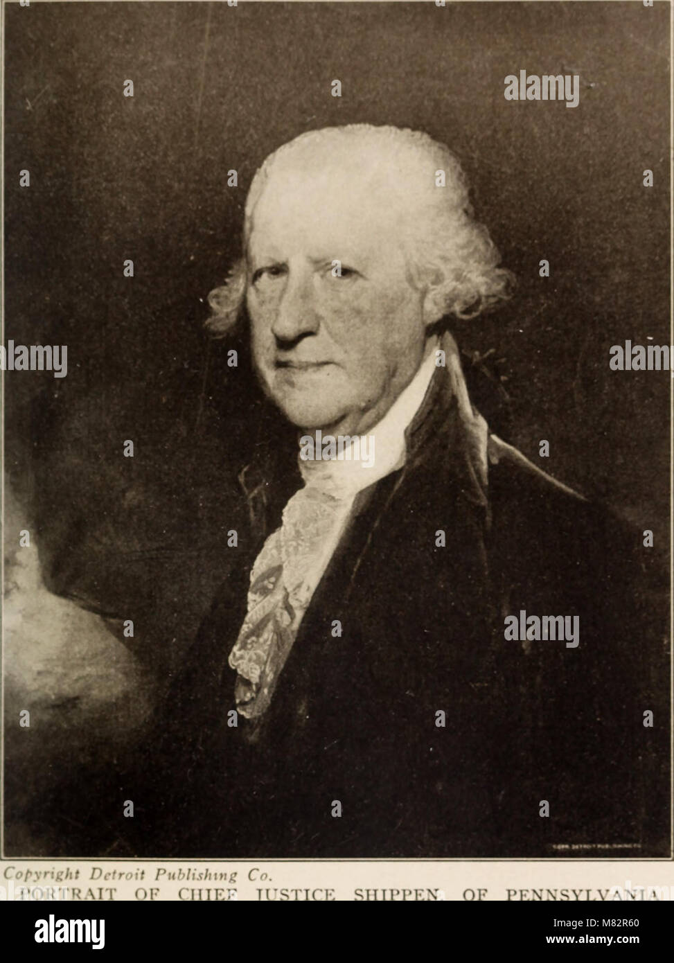 This portrait by Gilbert Stuart depicts Edward Shippen, the Chief ...