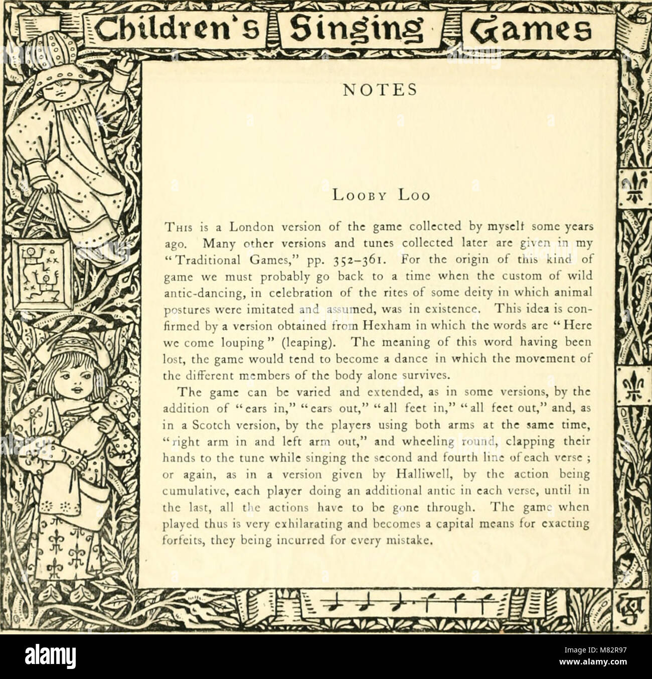 This 1900 publication presents a collection of children's singing games ...