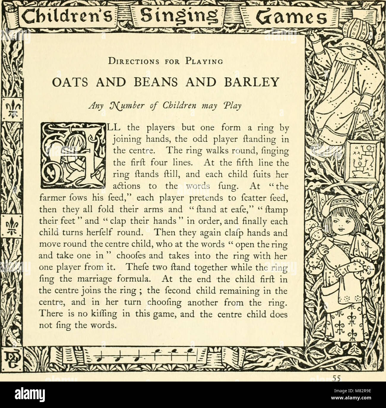 'Children's Singing Games' (1900) presents a collection of popular ...