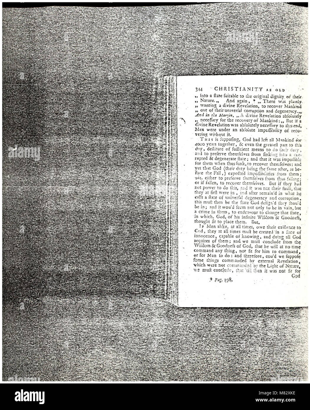 This 1731 work discusses the concept of Christianity's ancient roots ...