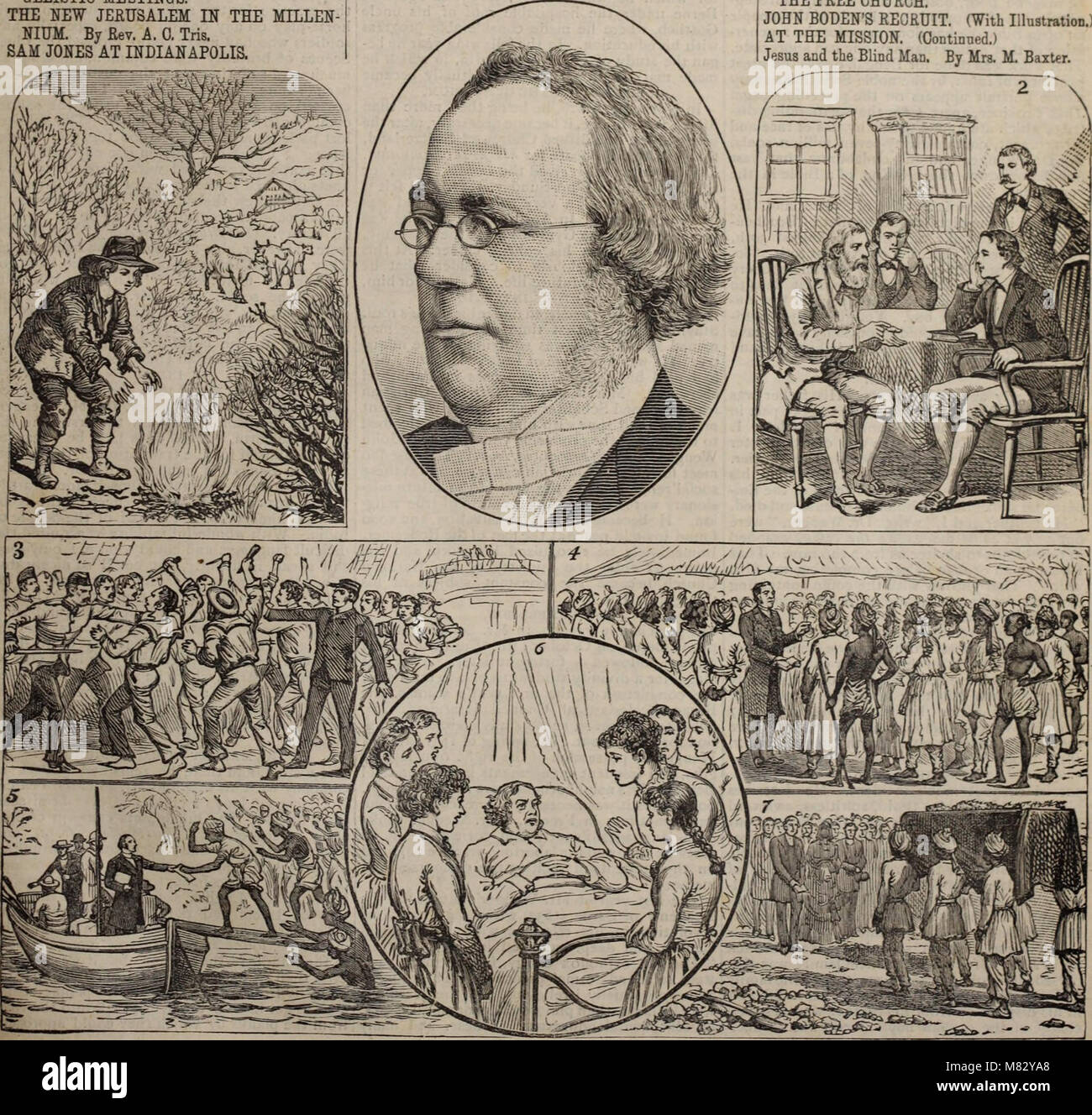 Christian herald and signs of our times (1886) (14802282293 Stock Photo ...