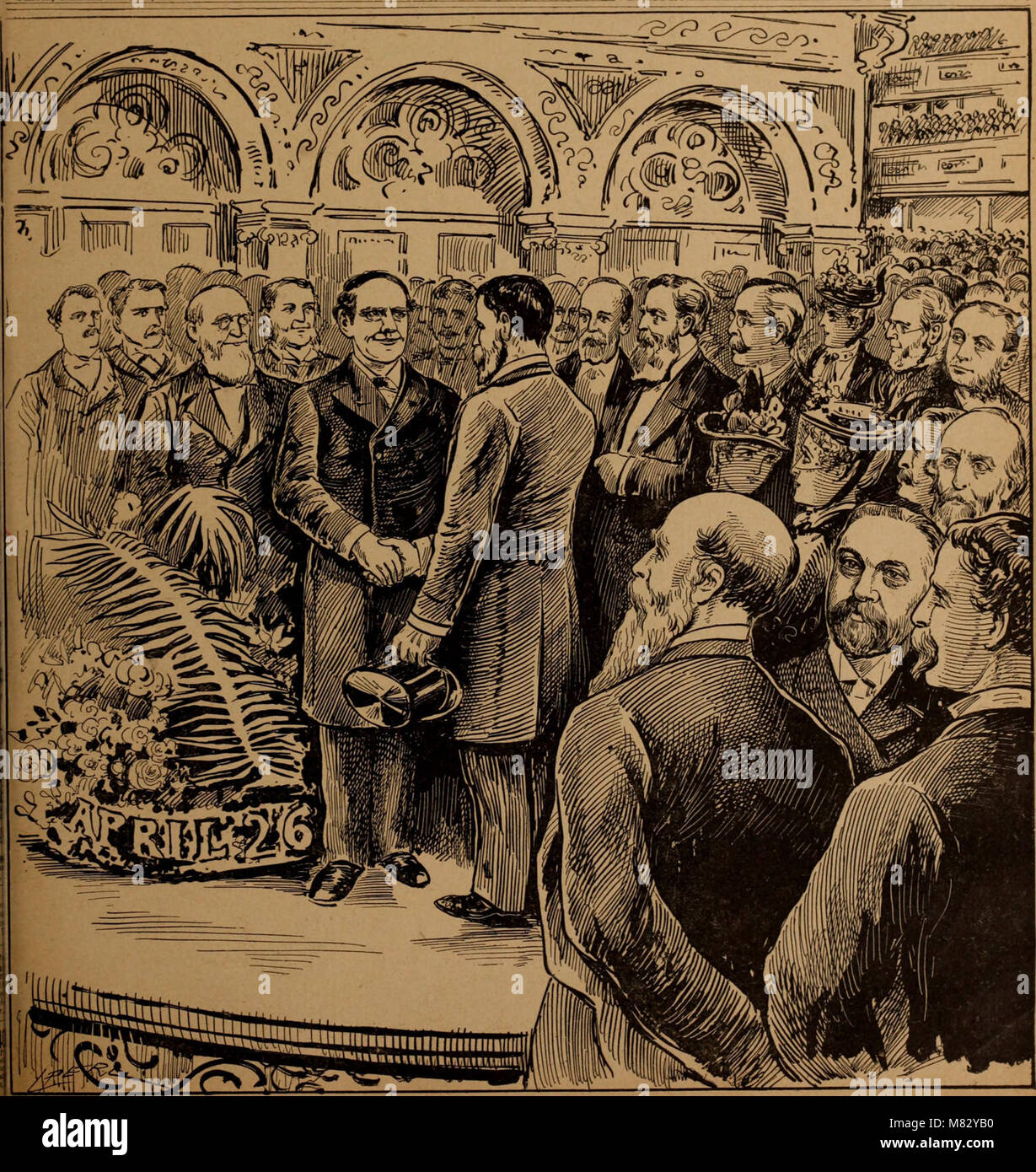 Christian herald and signs of our times (1891) (14591323298 Stock Photo ...