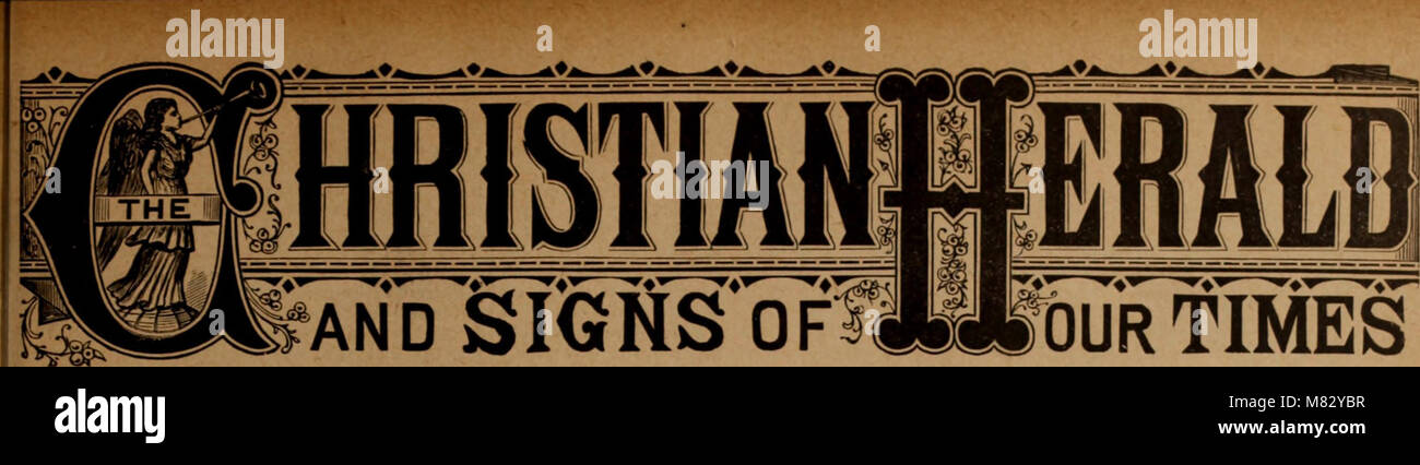 Christian herald and signs of our times (1891) (14775064601 Stock Photo ...