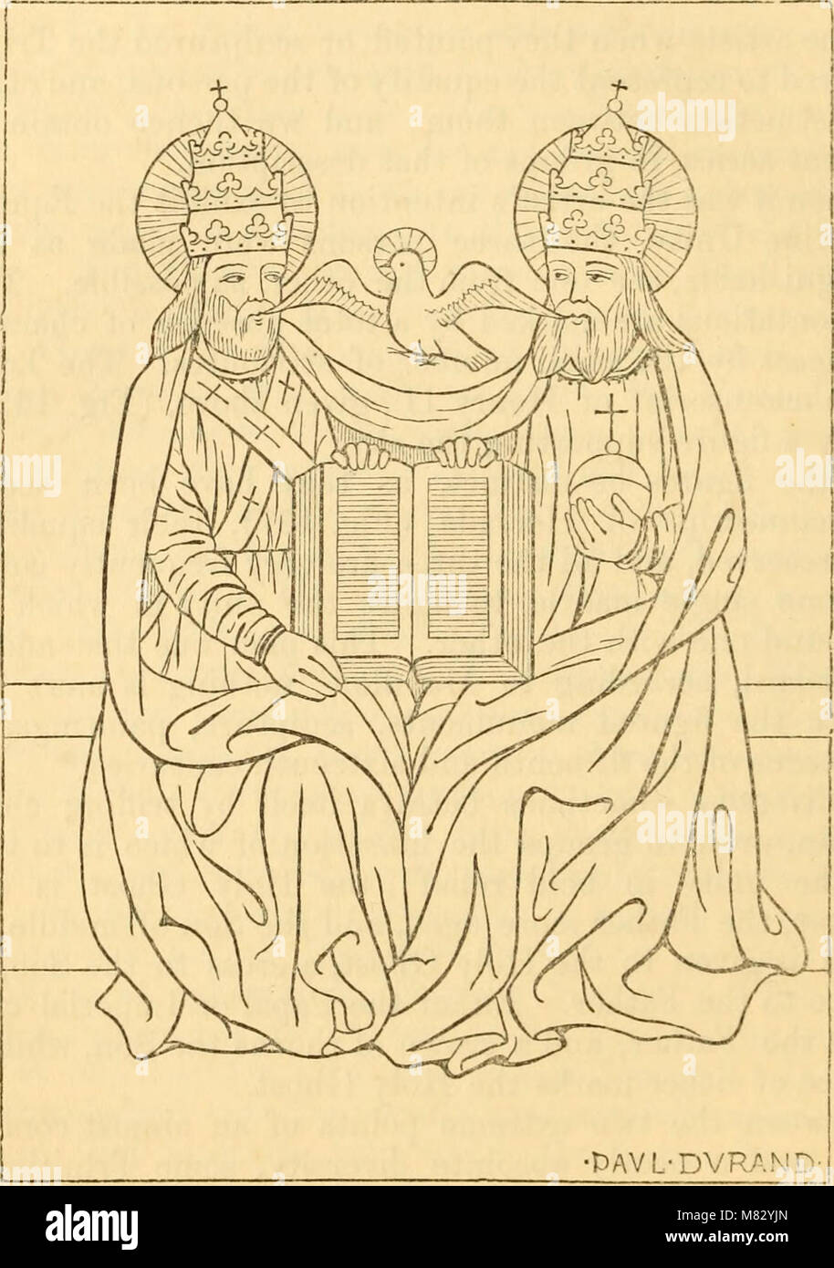 This 1851 work explores Christian iconography, focusing on the ...