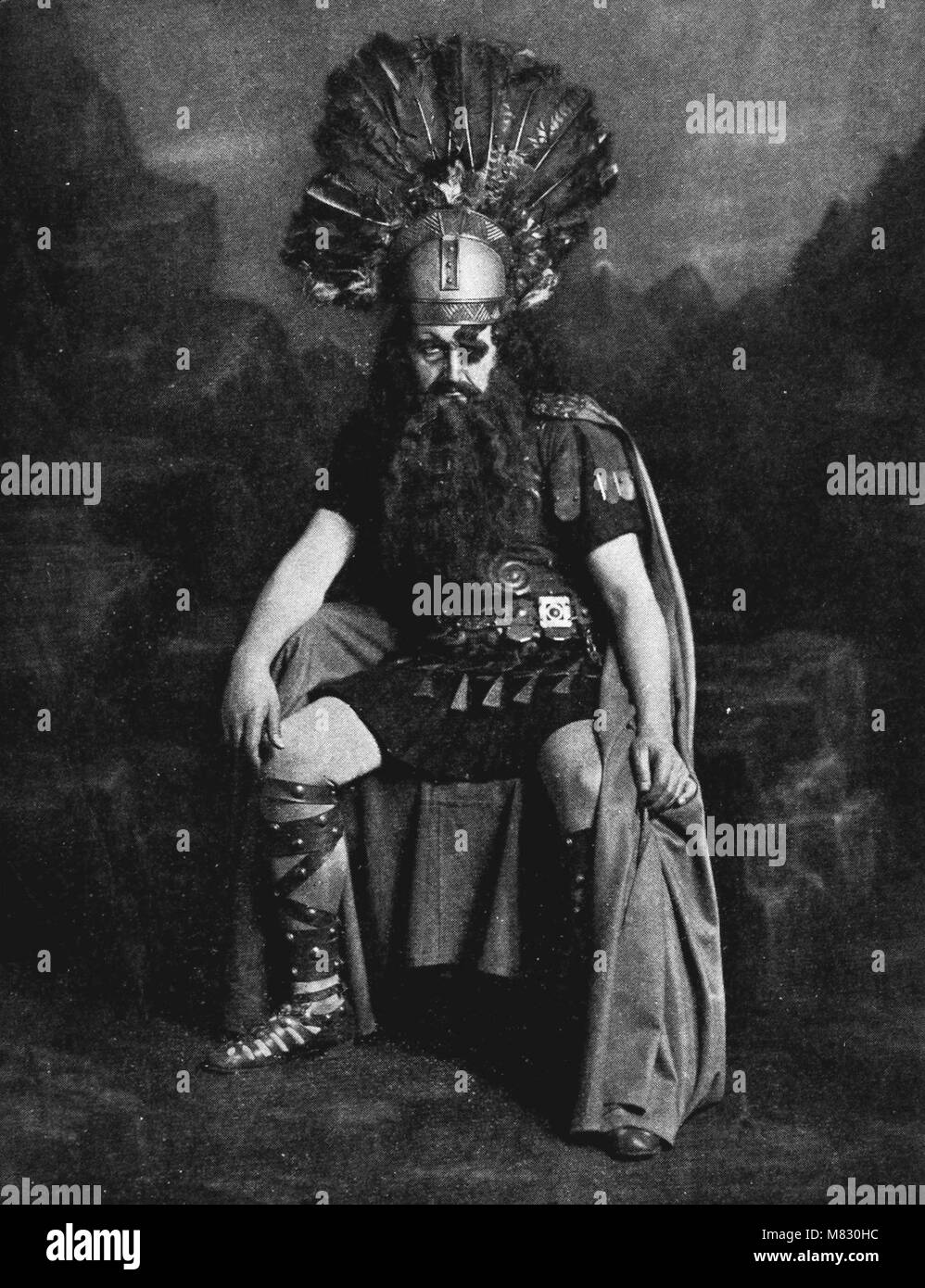 Clarence Whitehill as Wotan in Die Walküre - Matzene - The grand opera ...