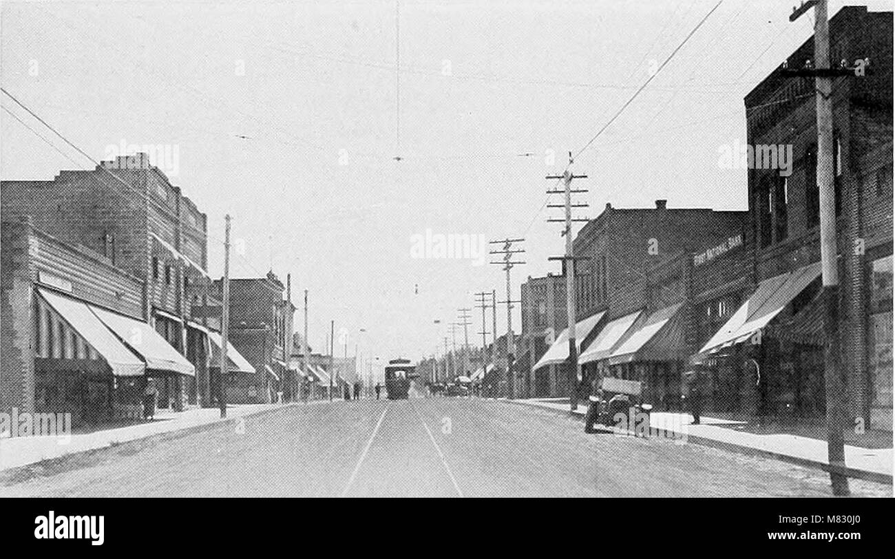 Clarkston, Washington, in 1918, was a growing town located along the ...