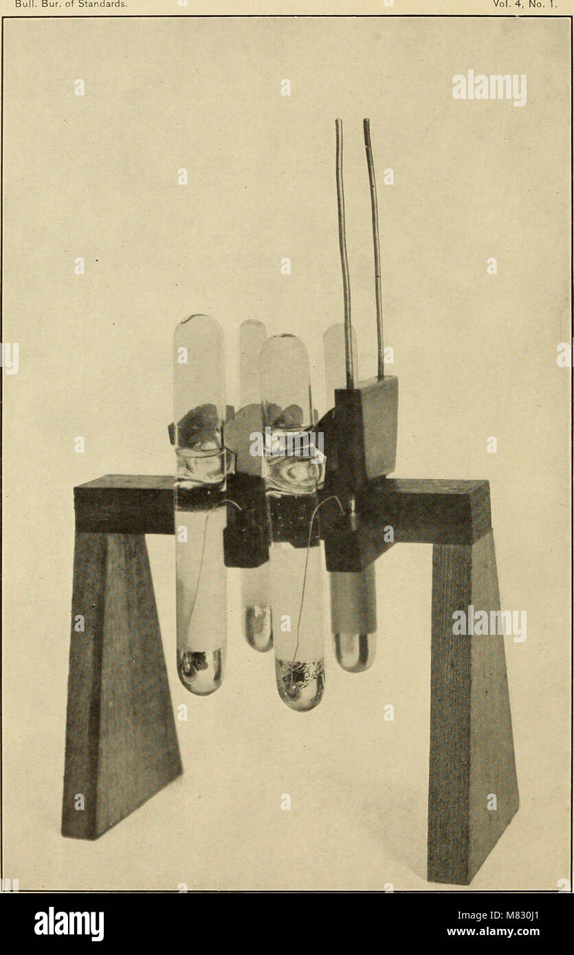 A 1907 report on the Clark and Weston standard cells, which were early ...