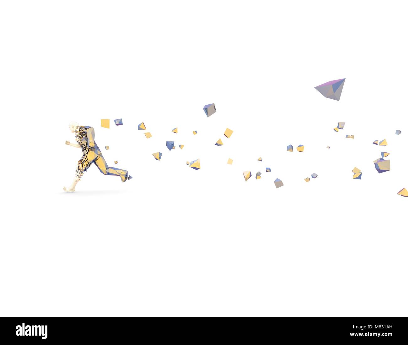 Human self-breakthrough, technological progress, breaking barriers ...