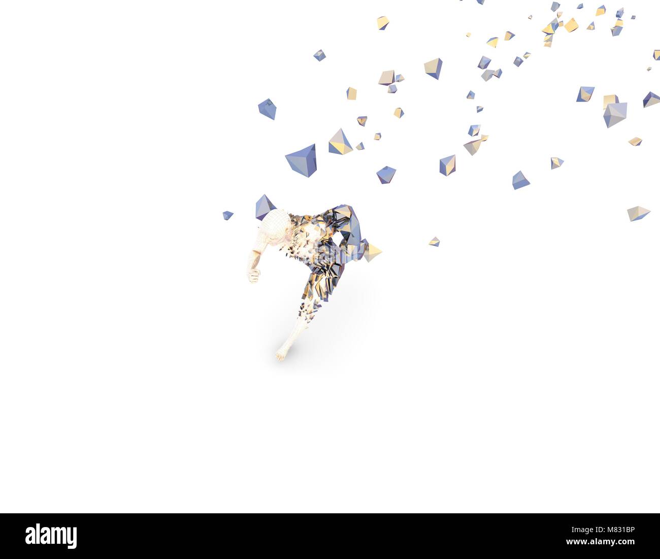 Human self-breakthrough, technological progress, breaking barriers ...