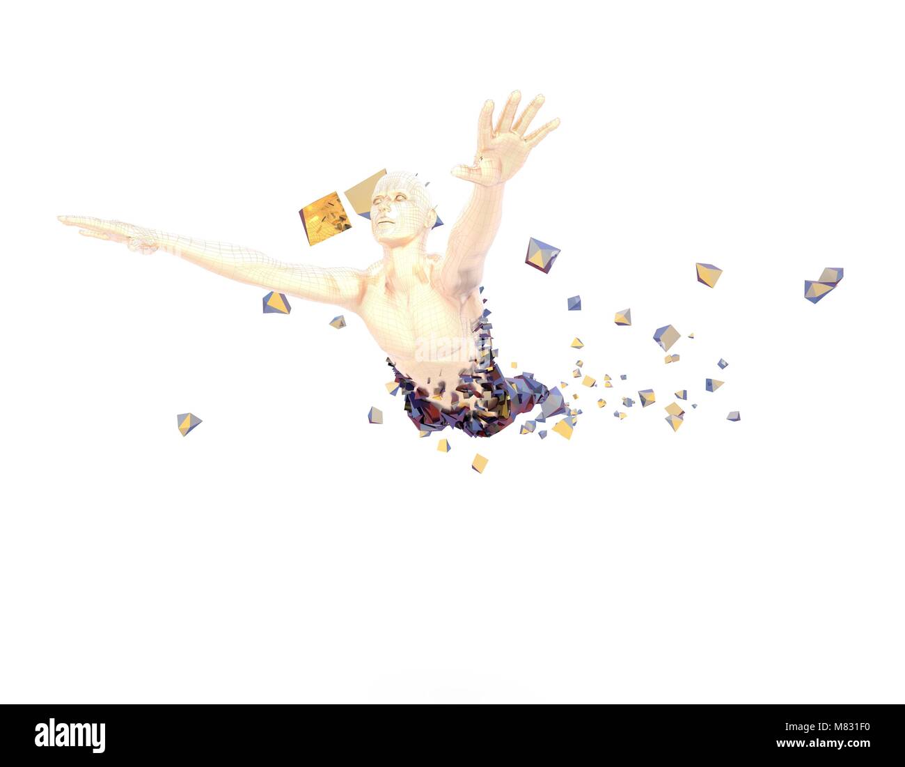 Human self-breakthrough, technological progress, breaking barriers ...