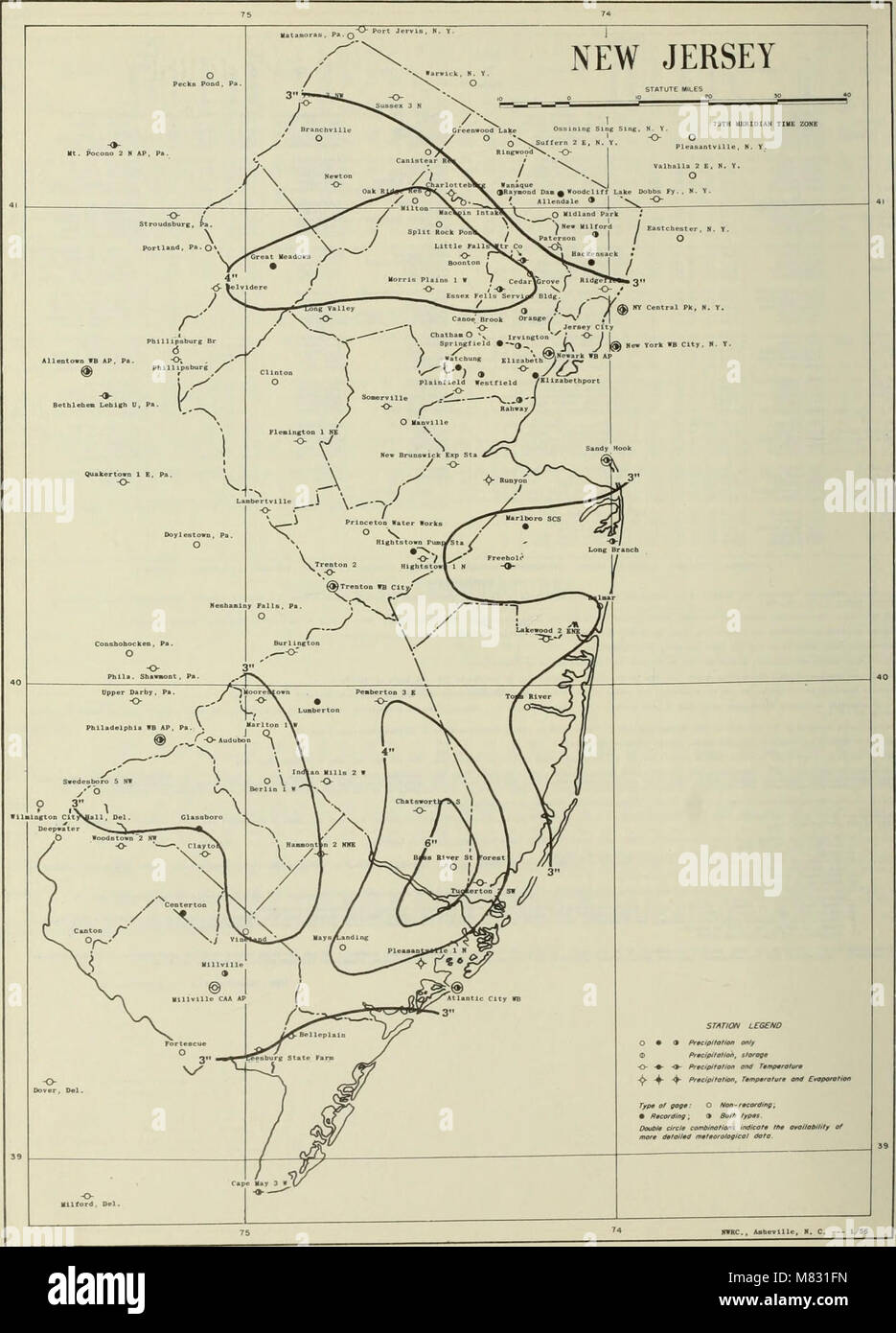 This document contains detailed climatological data for the state of ...