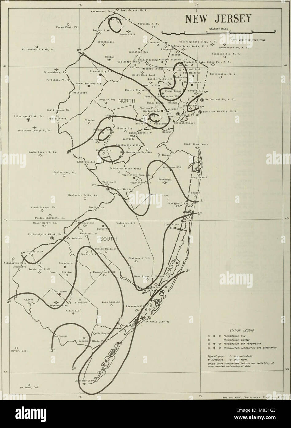 The 1956 'Climatological Data, New Jersey' report provides ...