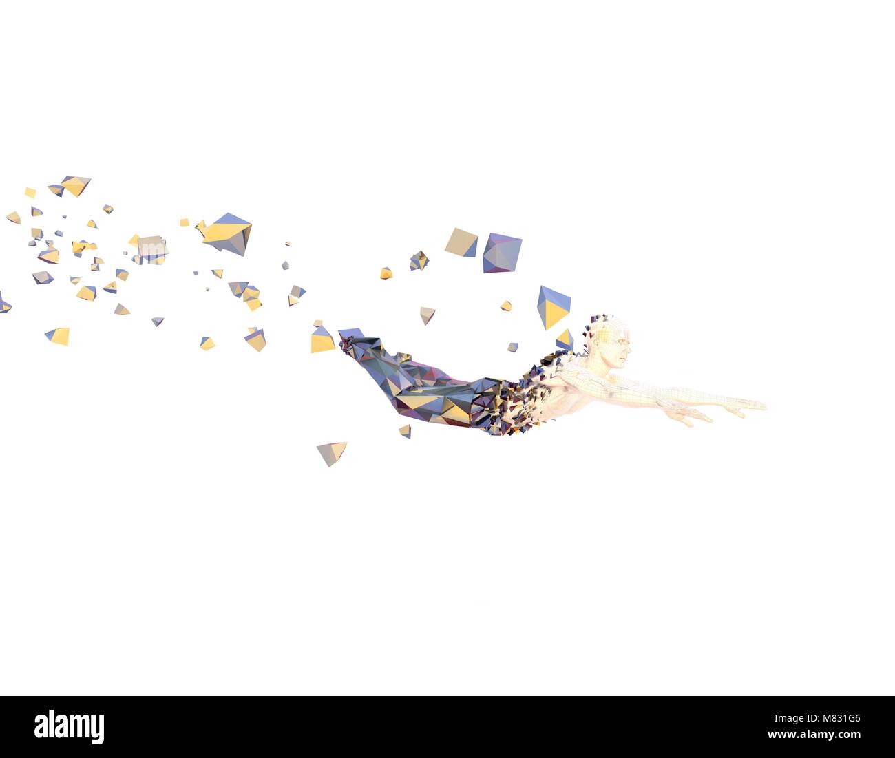 Human self-breakthrough, technological progress, breaking barriers ...