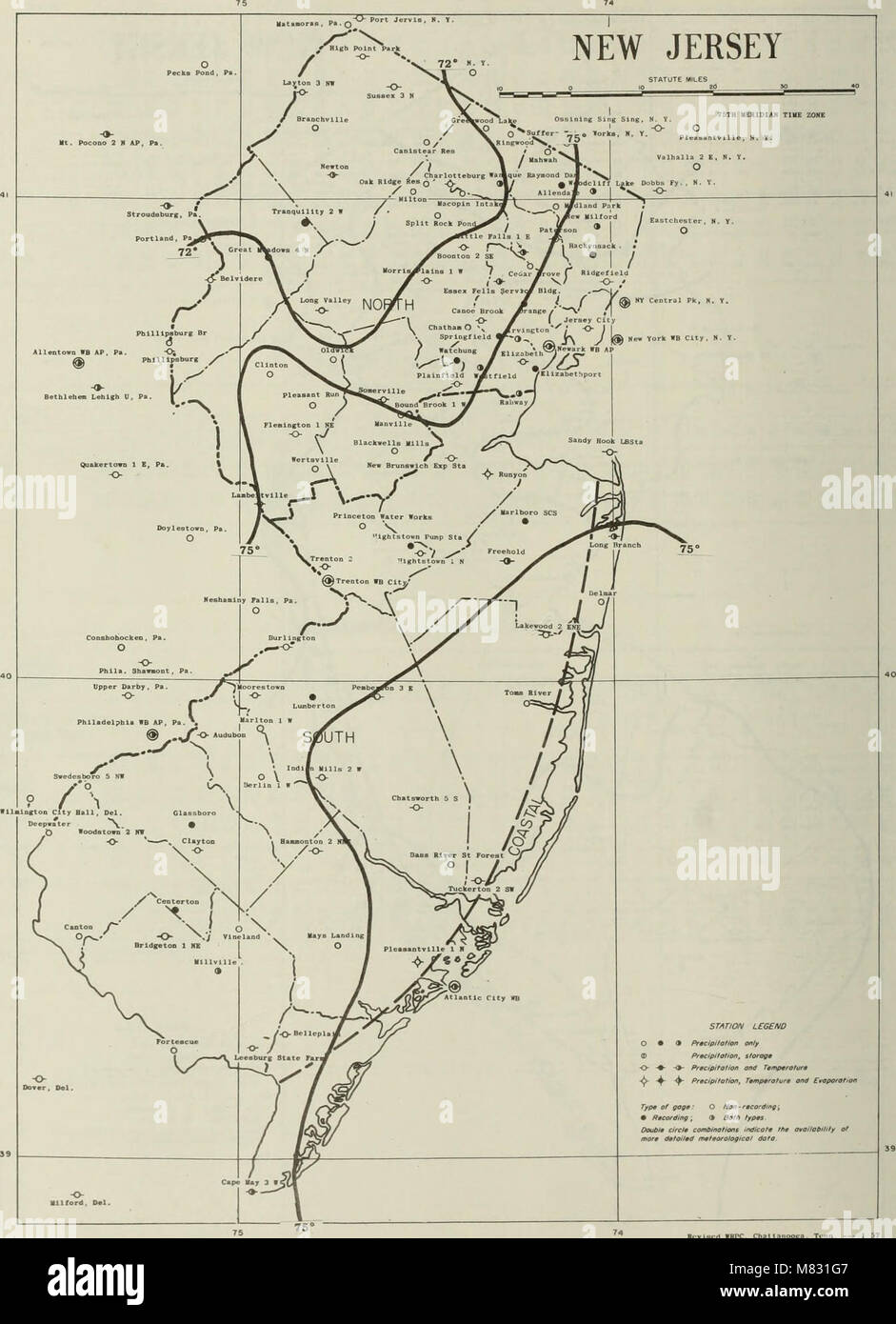This report provides climatological data for New Jersey in 1956 ...