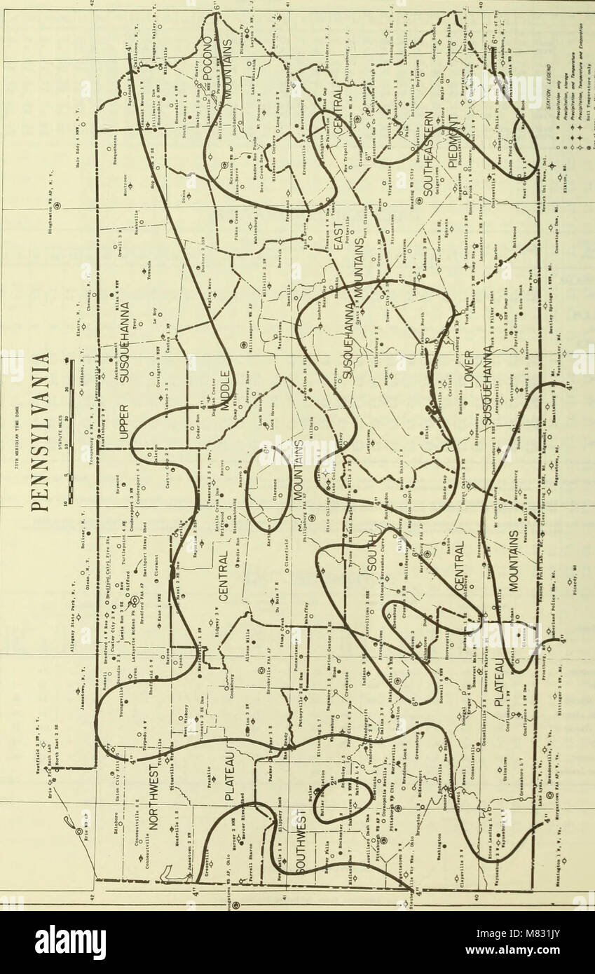 This report on climatological data from Pennsylvania (1960) compiles ...