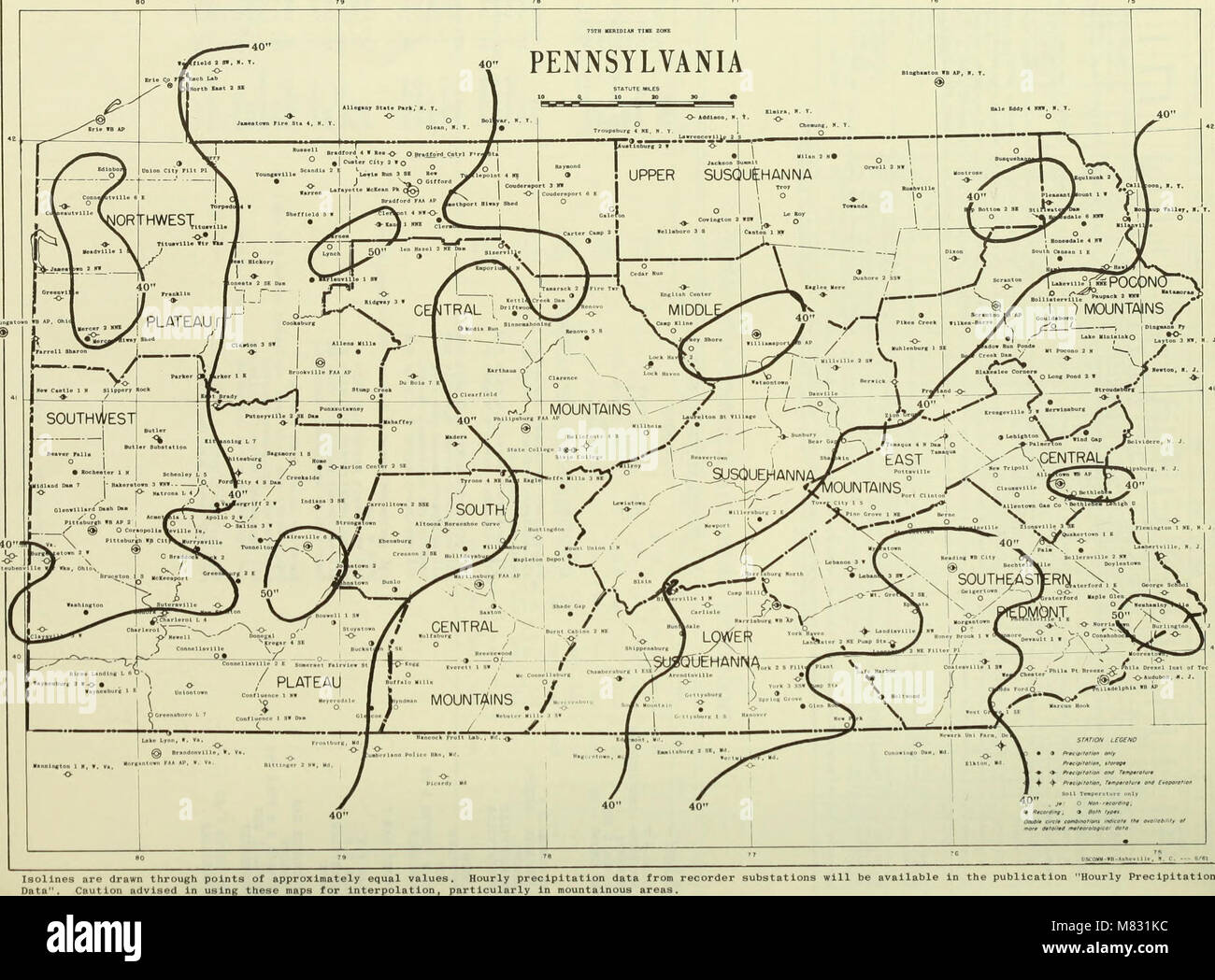 This 1960 report provides climatological data for Pennsylvania ...