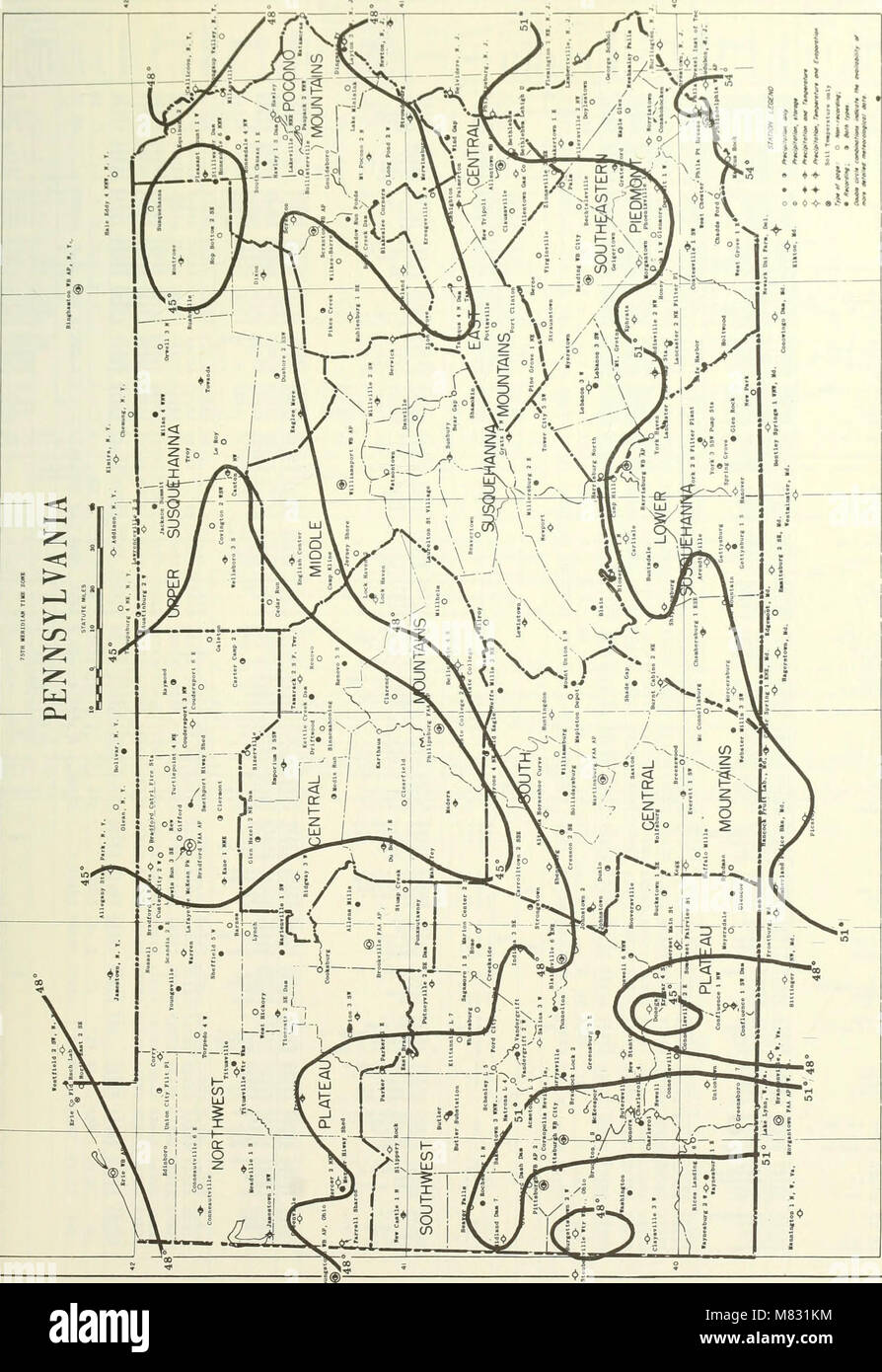 The *Climatological Data, Pennsylvania* (1960) report provides weather ...