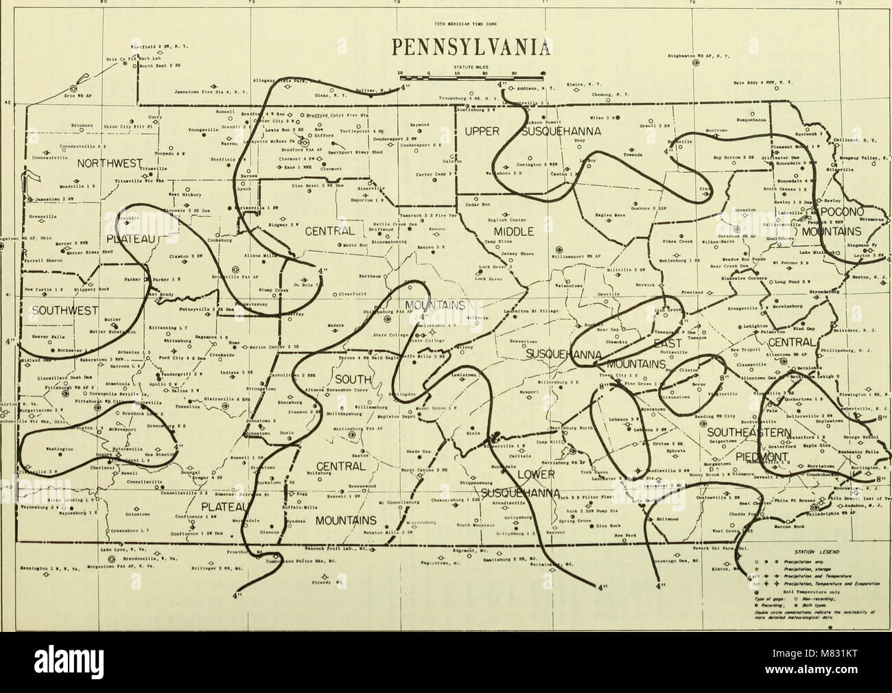 The 1960 report on climatological data for Pennsylvania includes ...