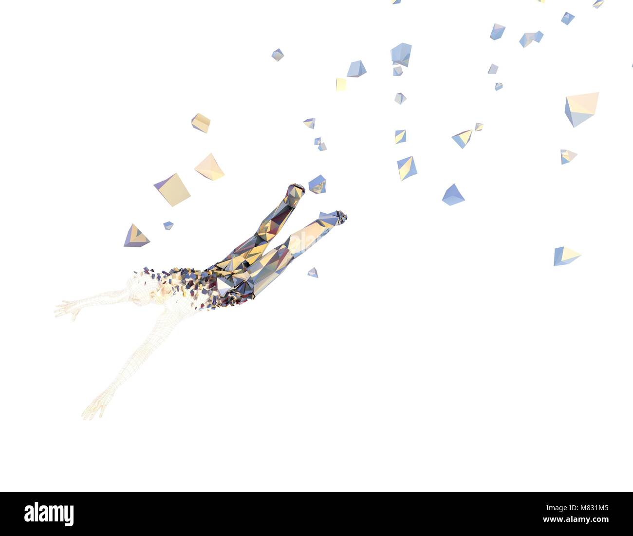 Human self-breakthrough, technological progress, breaking barriers ...