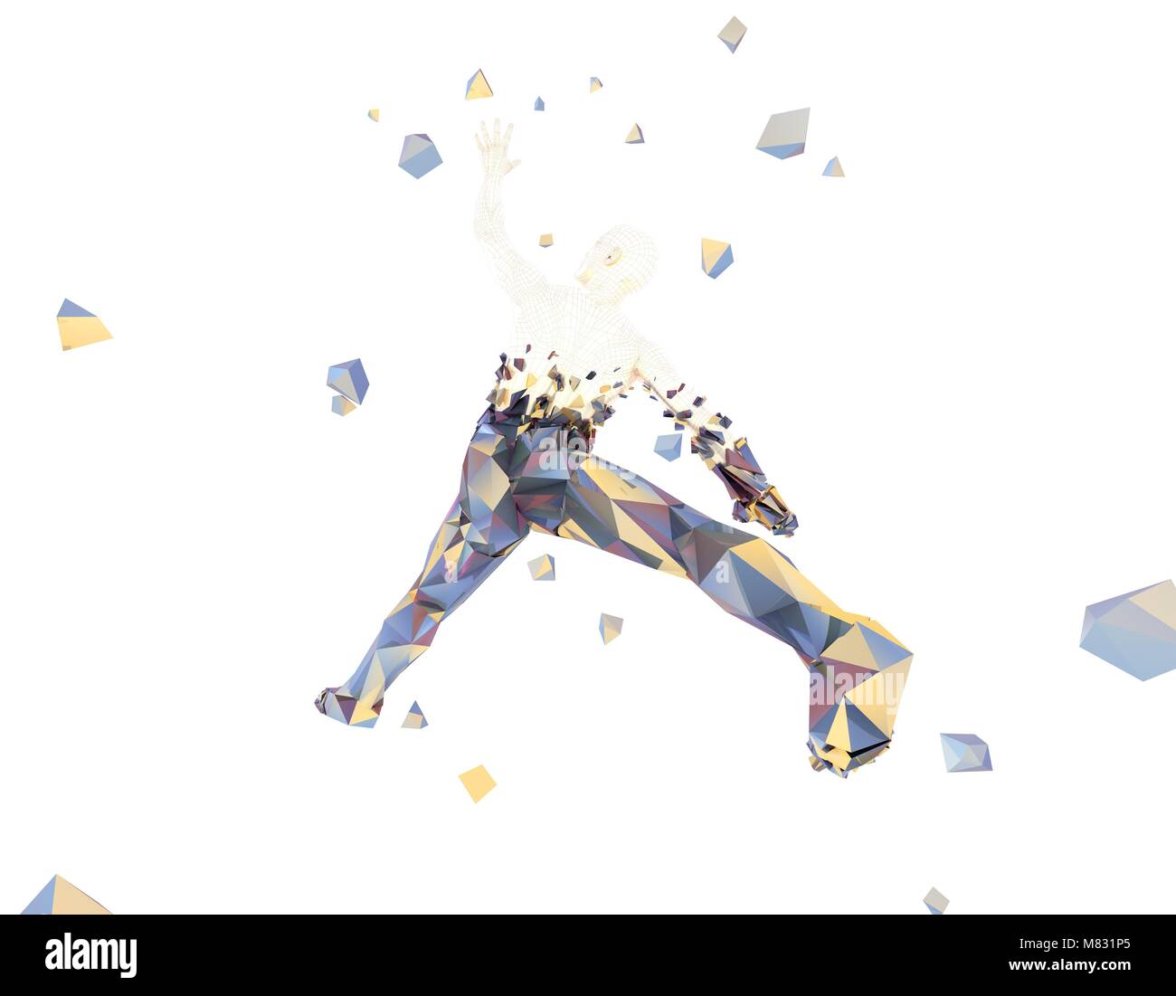 Human self-breakthrough, technological progress, breaking barriers ...