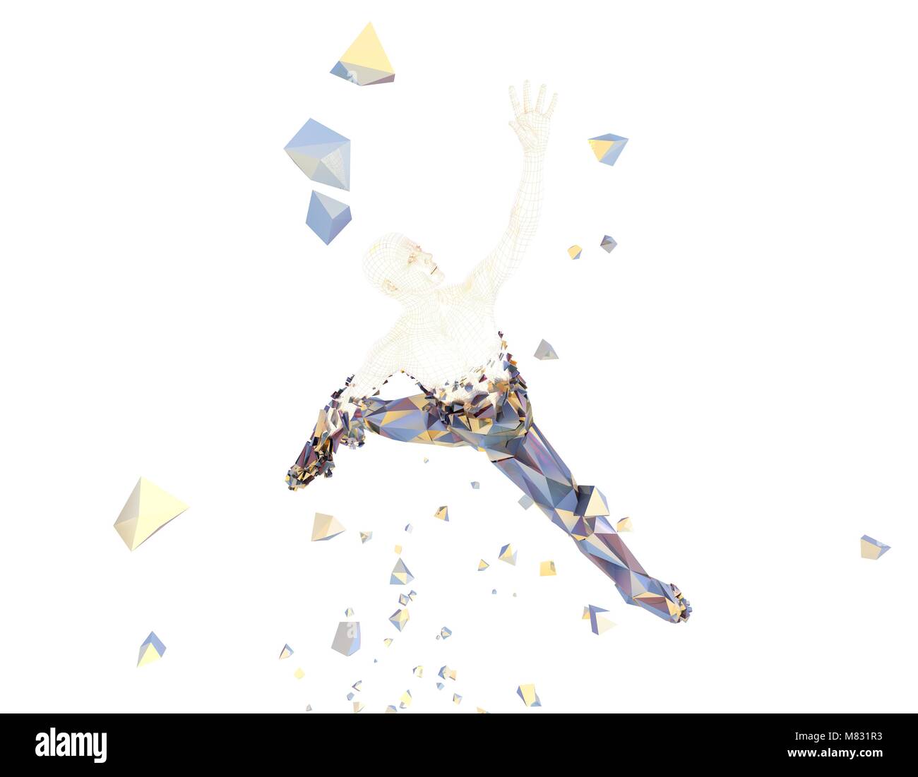 Human self-breakthrough, technological progress, breaking barriers ...