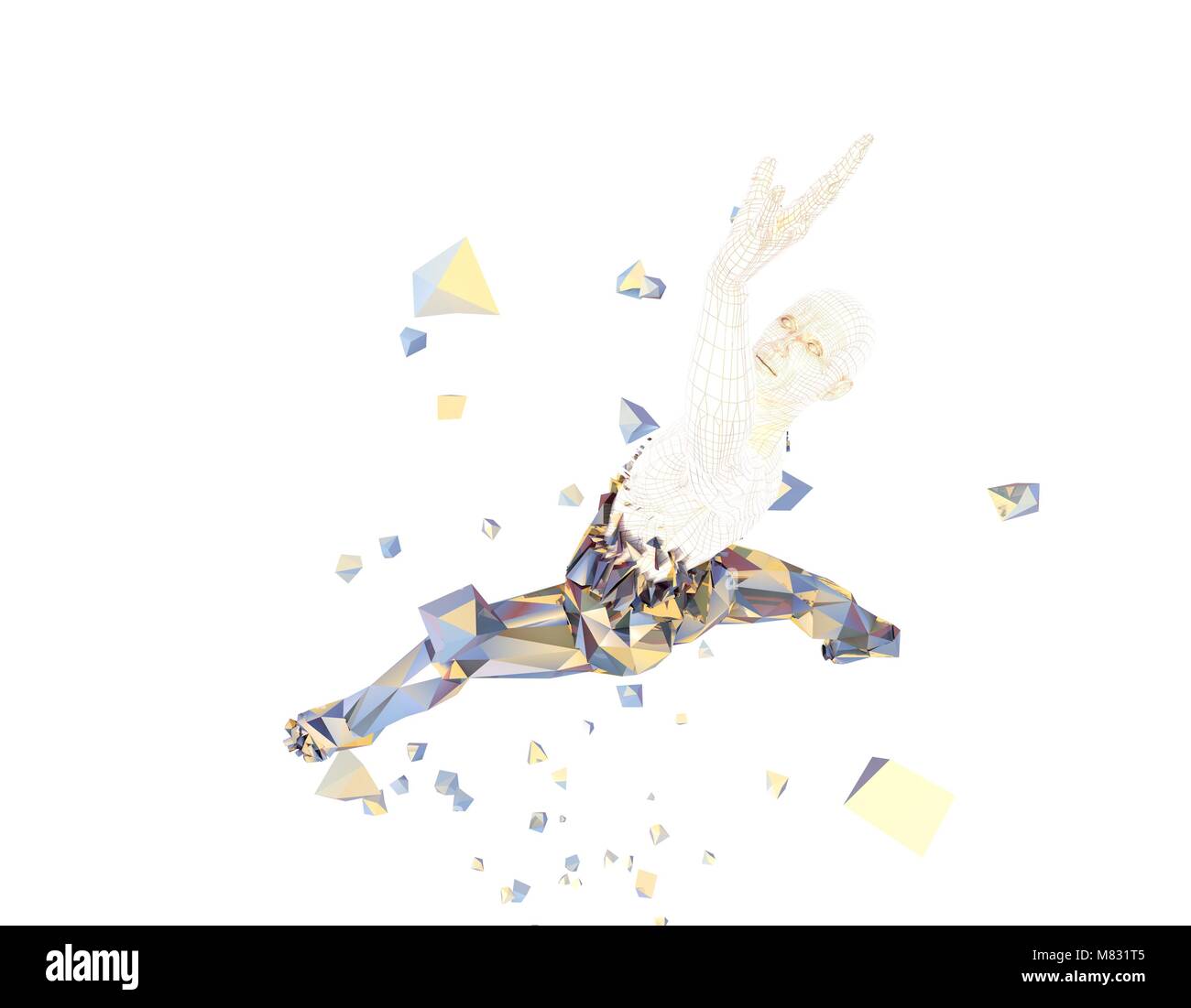 Human self-breakthrough, technological progress, breaking barriers ...