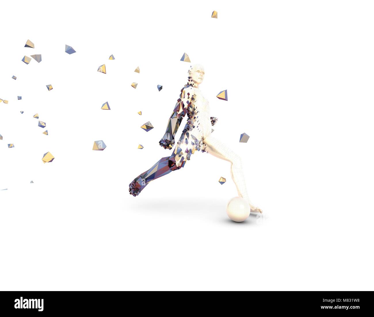 Human self-breakthrough, technological progress, breaking barriers ...