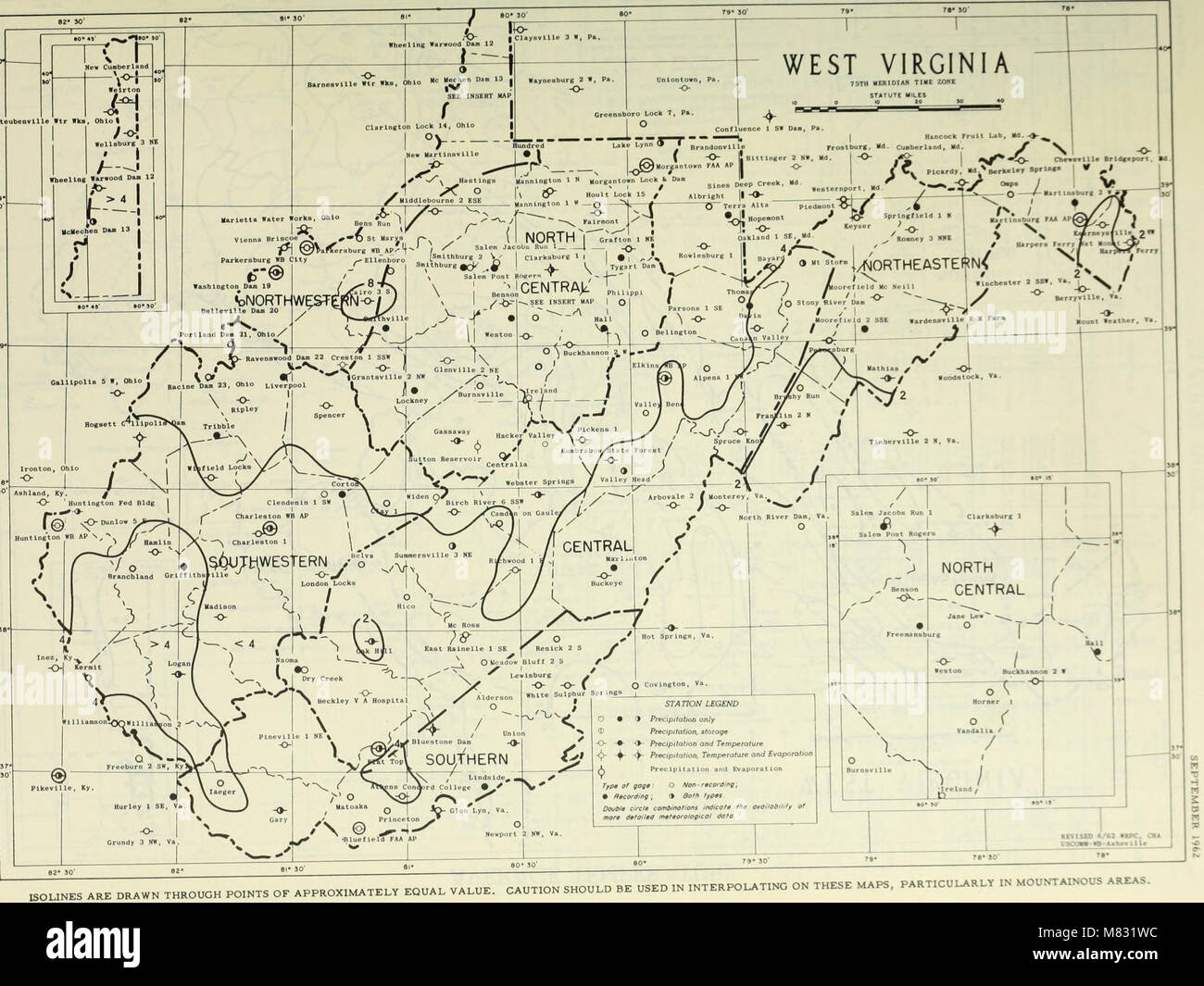 Climatological data, West Virginia (1961) (14598167938 Stock Photo - Alamy