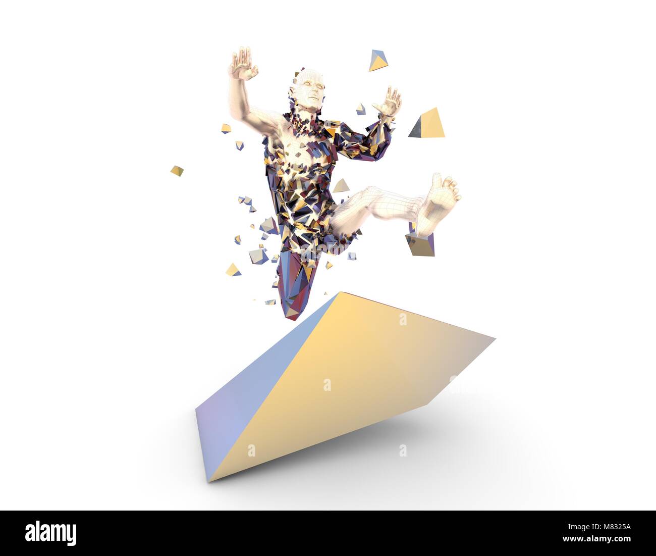 Human self-breakthrough, technological progress, breaking barriers ...