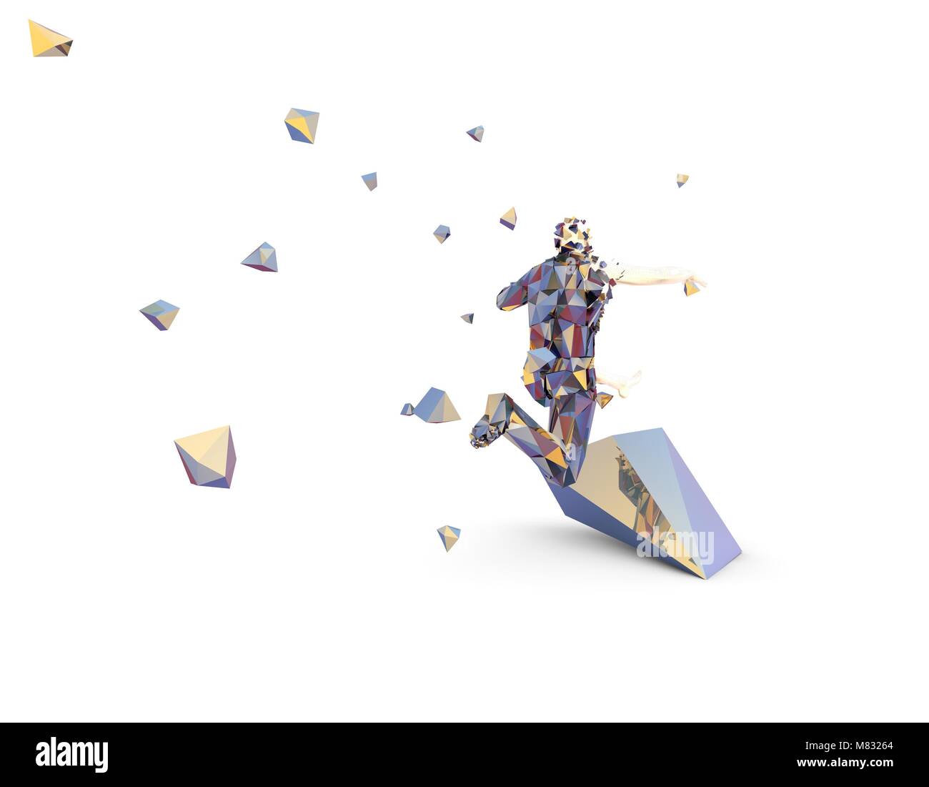 Human self-breakthrough, technological progress, breaking barriers ...