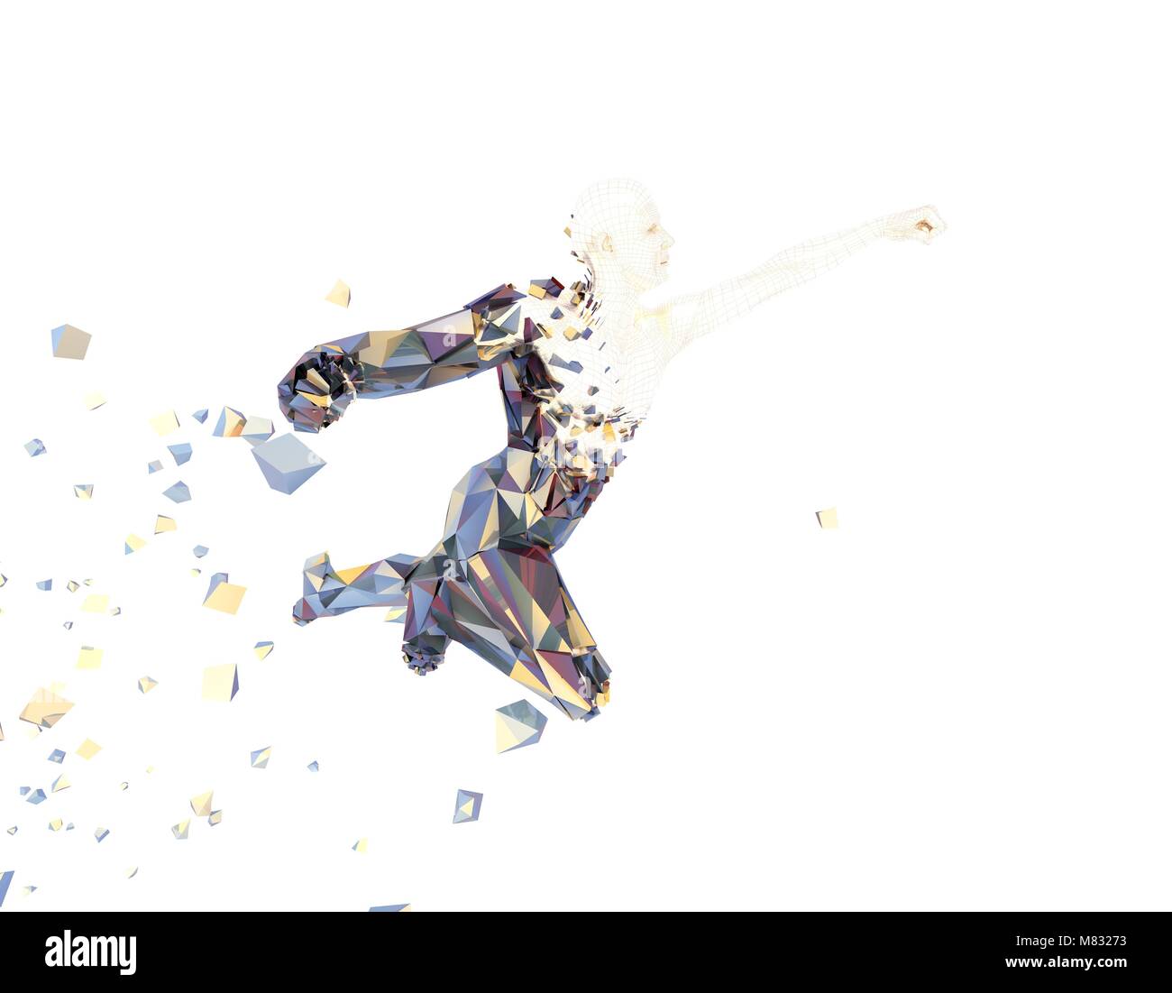 Human self-breakthrough, technological progress, breaking barriers ...