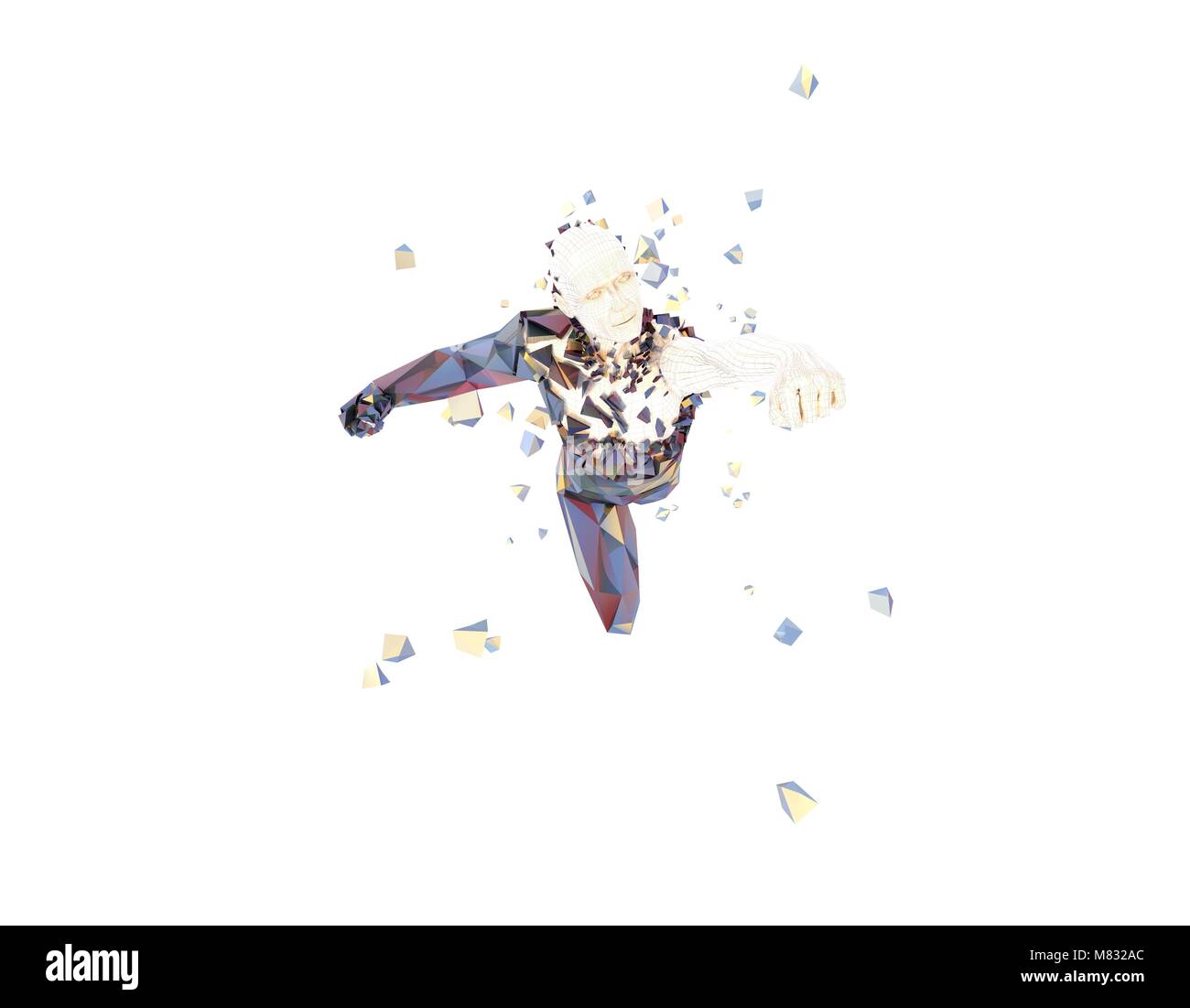 Human self-breakthrough, technological progress, breaking barriers ...