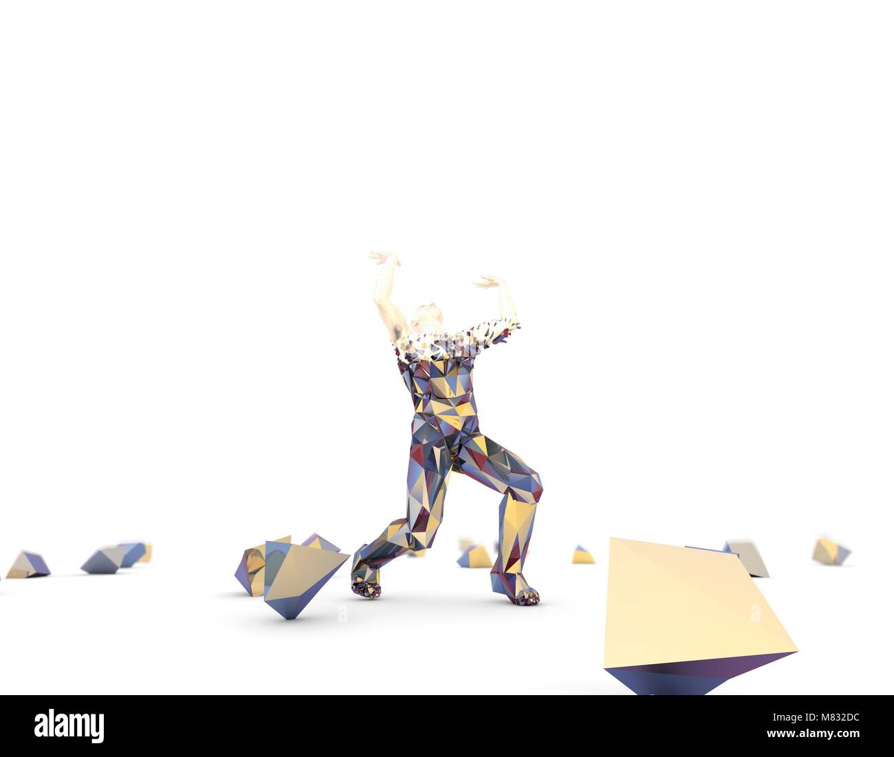 Human self-breakthrough, technological progress, breaking barriers ...