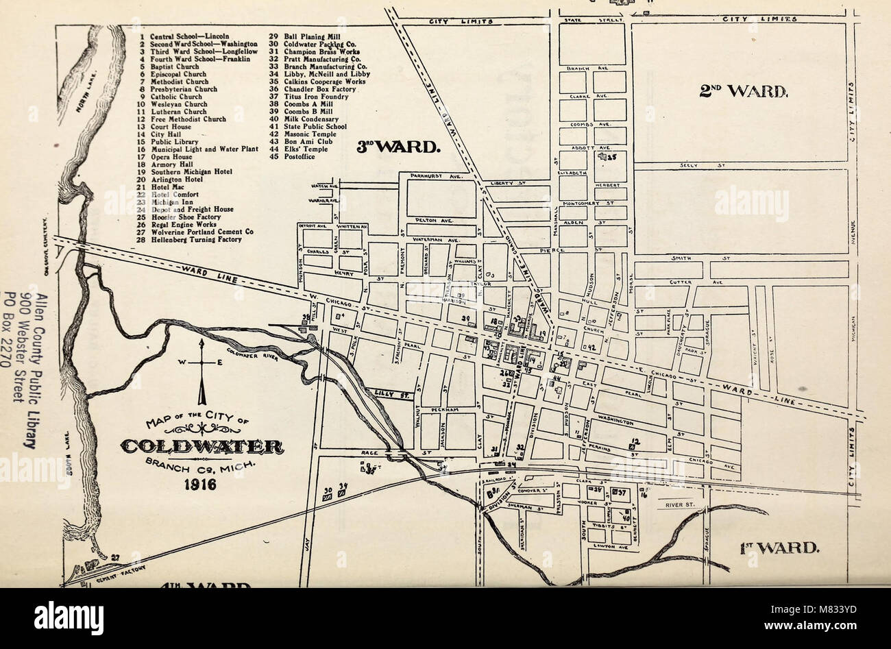 A 1919 pictorial city directory and yearbook for Coldwater, Michigan ...