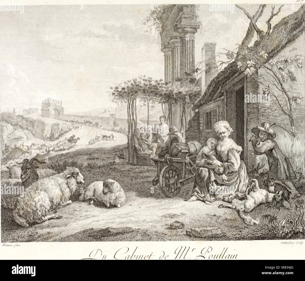 Collection de cent-vingt estampes, gravée d'après les tableaux and ...