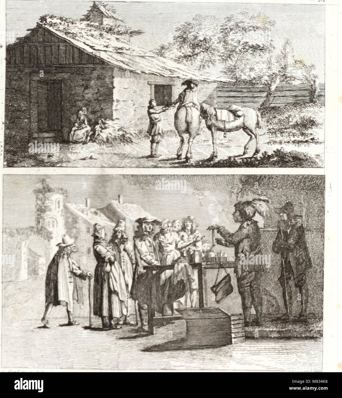 Collection de cent-vingt estampes, gravée d'après les tableaux and ...