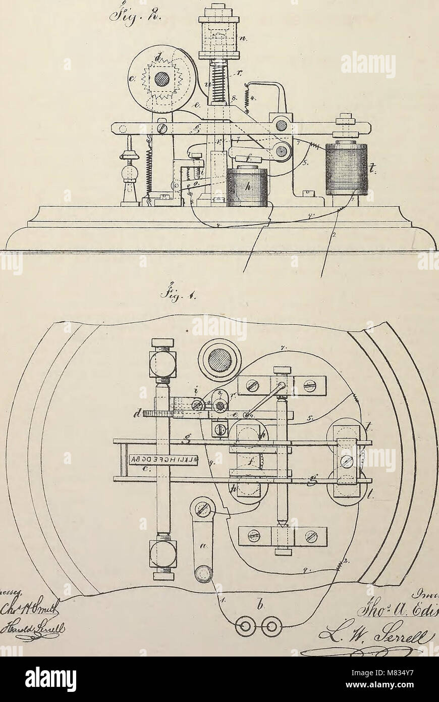 A collection documenting the U.S. patents granted to Thomas Edison ...