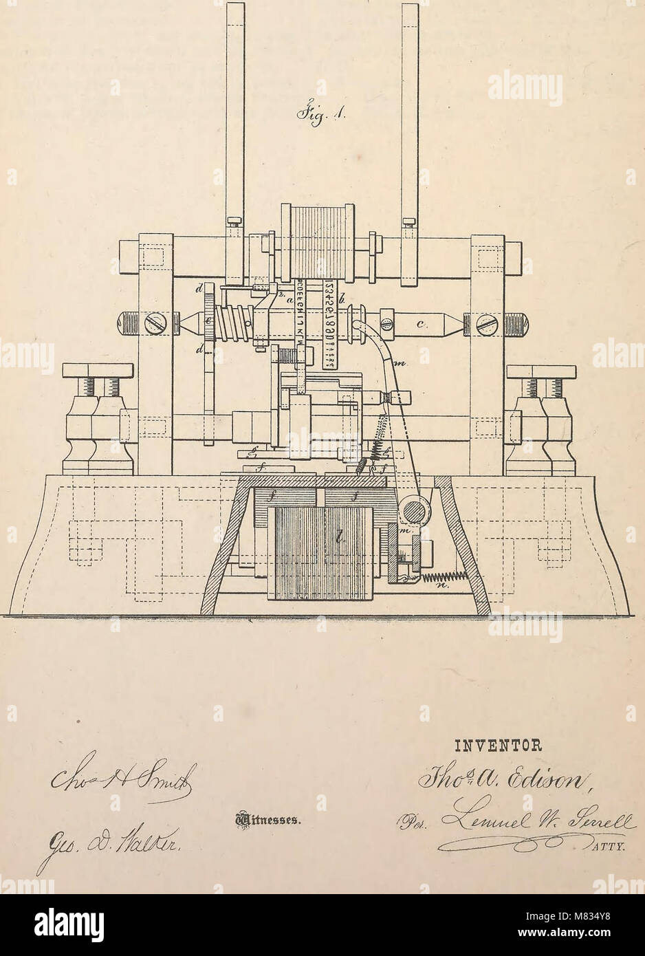 This collection includes patents granted to Thomas A. Edison between ...