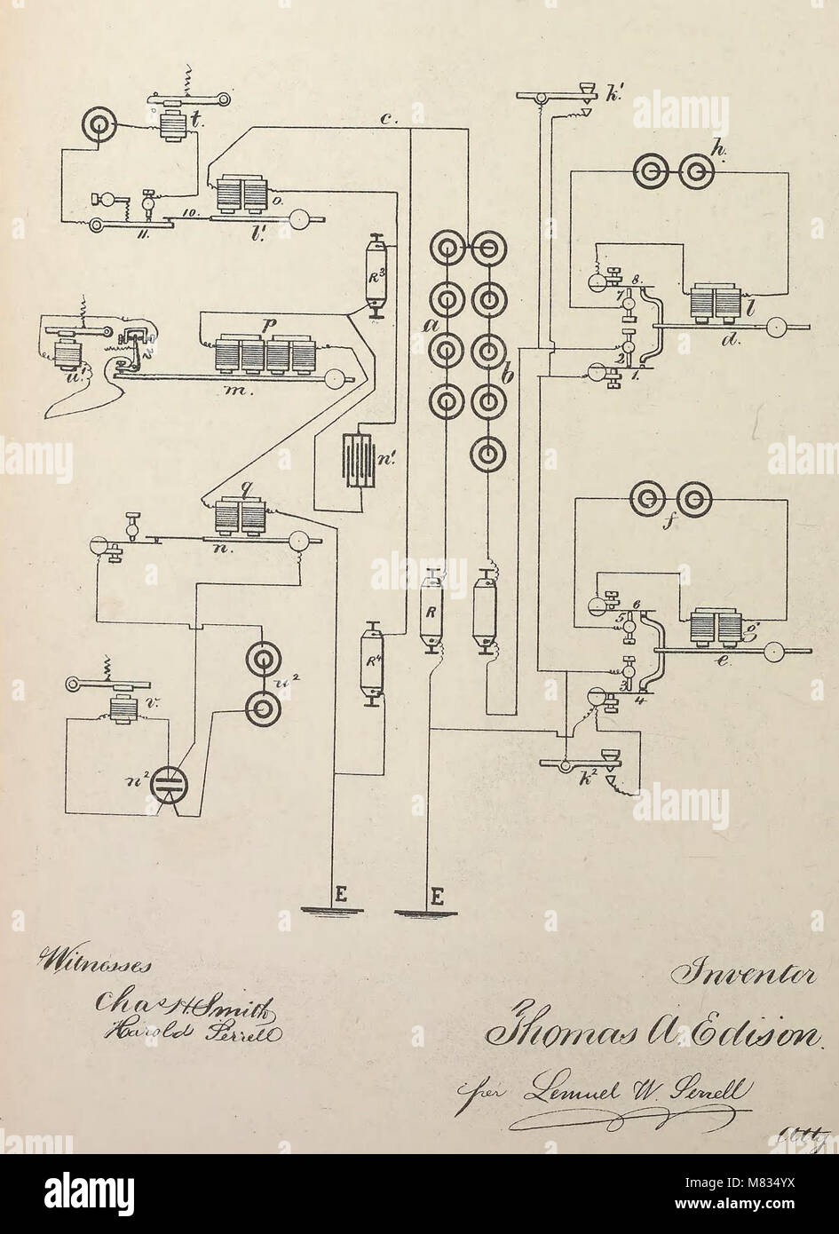 Collection of United States patents granted to Thomas A. Edison, 1869 ...