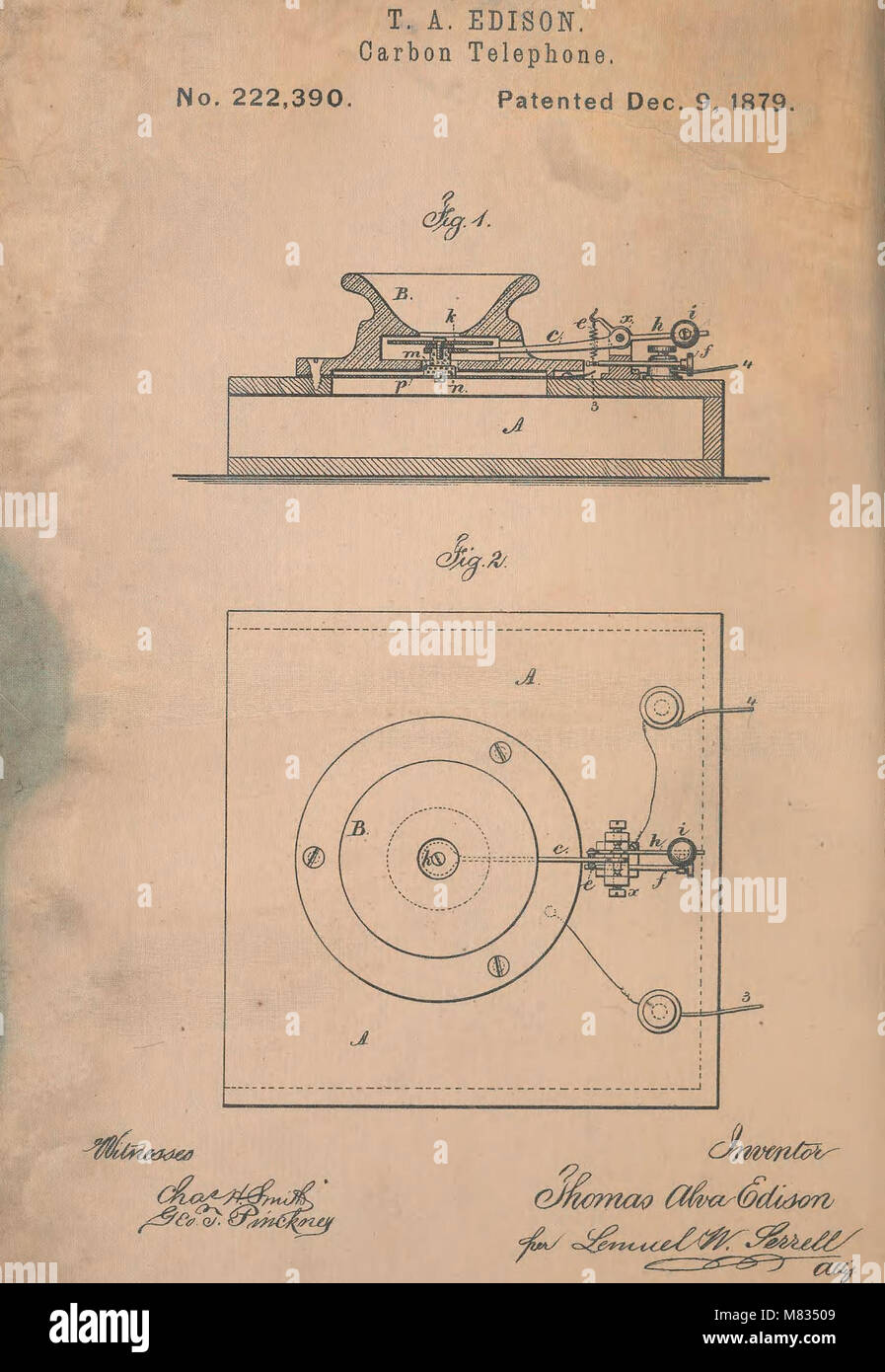 This collection documents the patents granted to inventor Thomas Edison ...