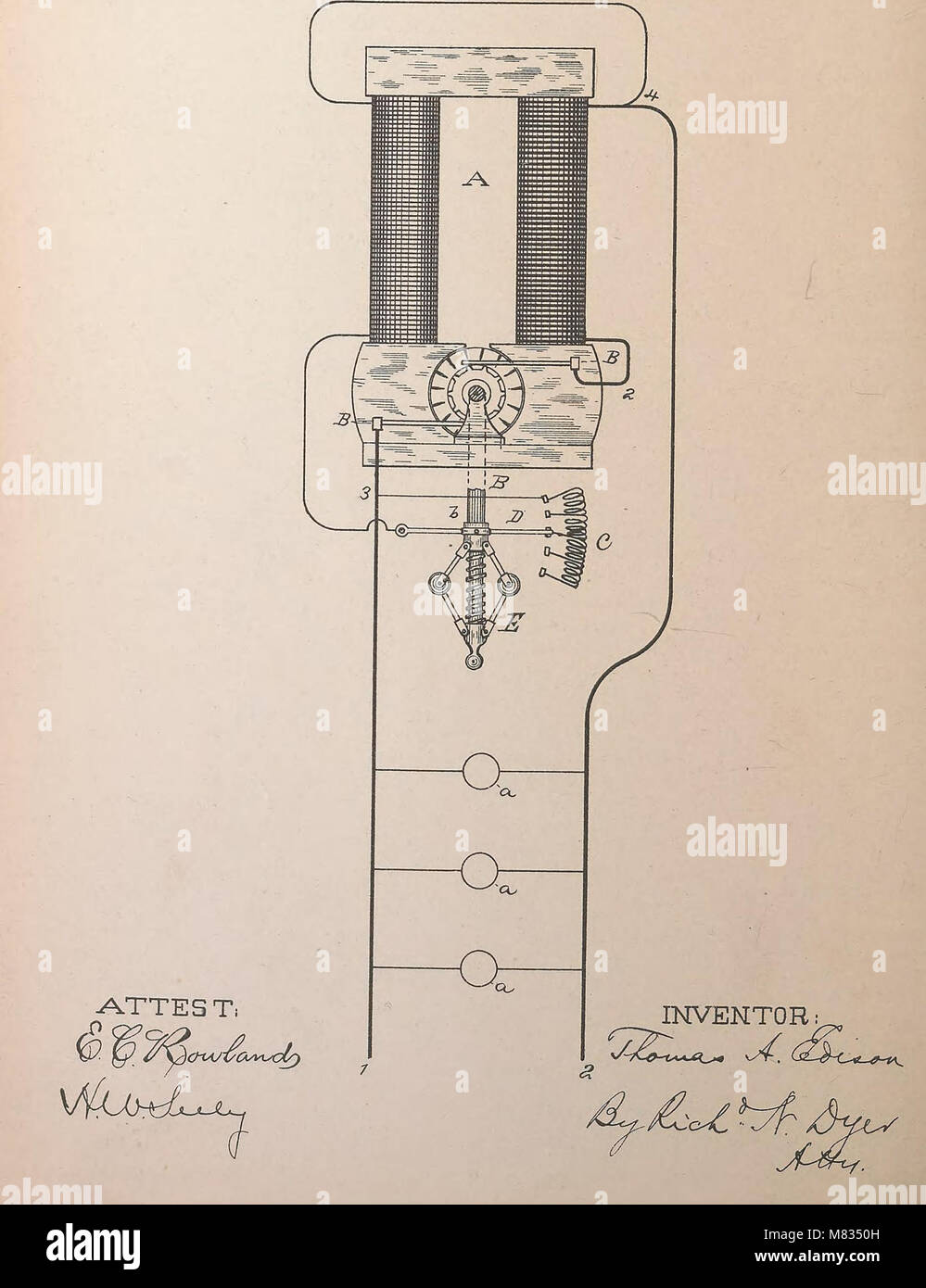 Collection of United States patents granted to Thomas A. Edison, 1869 ...